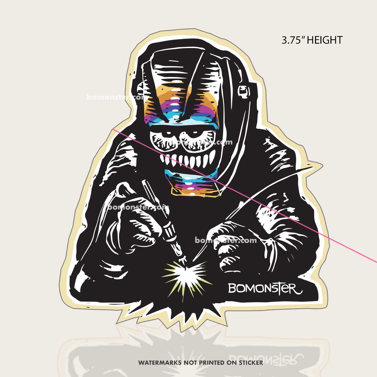 TIG Monster Welding Sticker – BOMONSTER